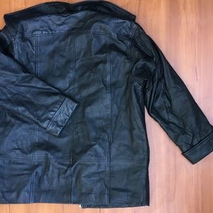 Winlit | Jackets & Coats | Winlit Genuine Leather Leather Coat Jacket M ...